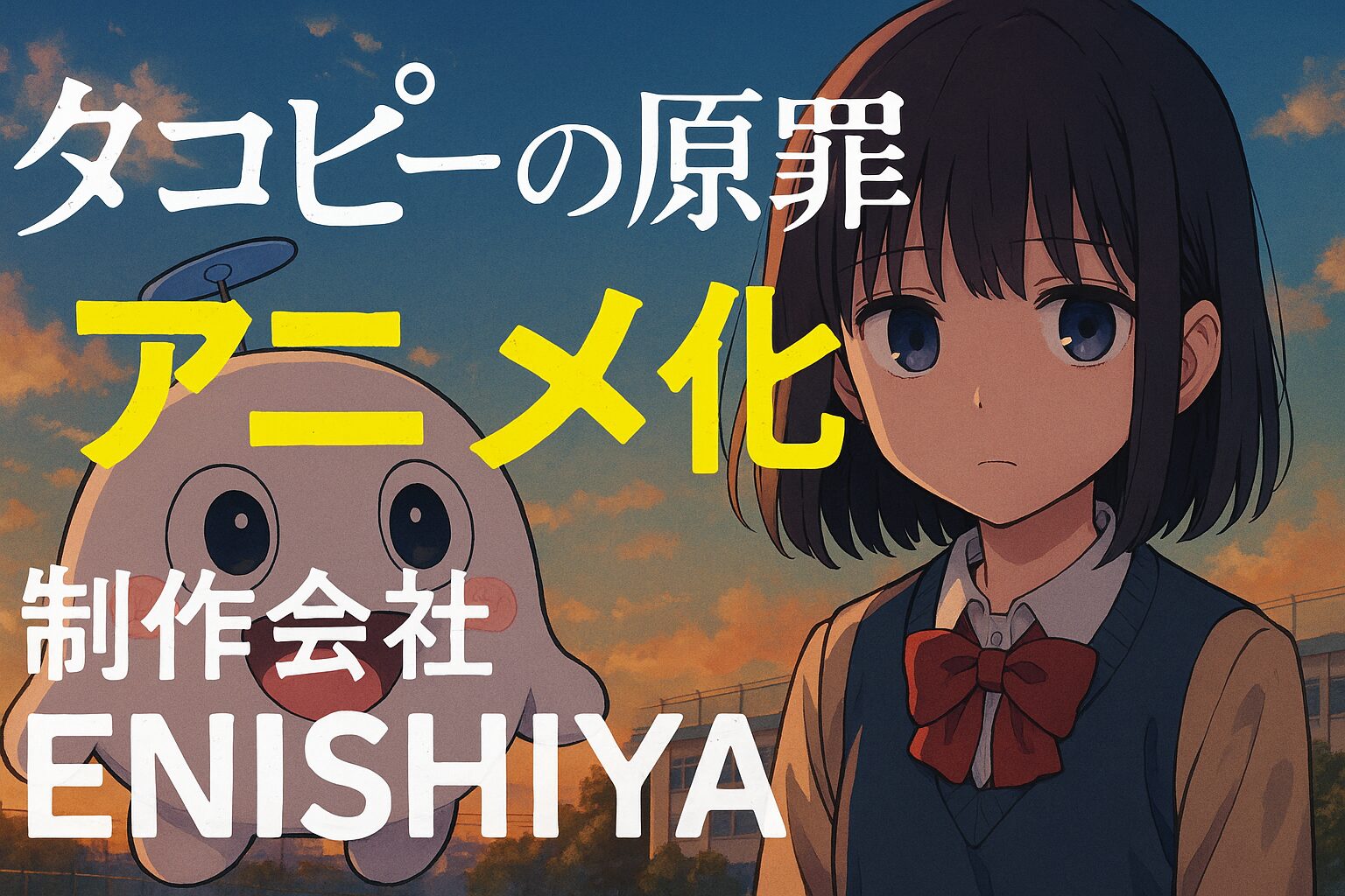 タコピーの原罪 アニメ制作会社はどこ？ENISHIYAの代表作と注目スタッフを紹介 | アニきゅん